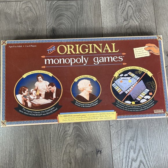 Restitution | Games | The Original Monopoly 93 1910 2 Games W True ...